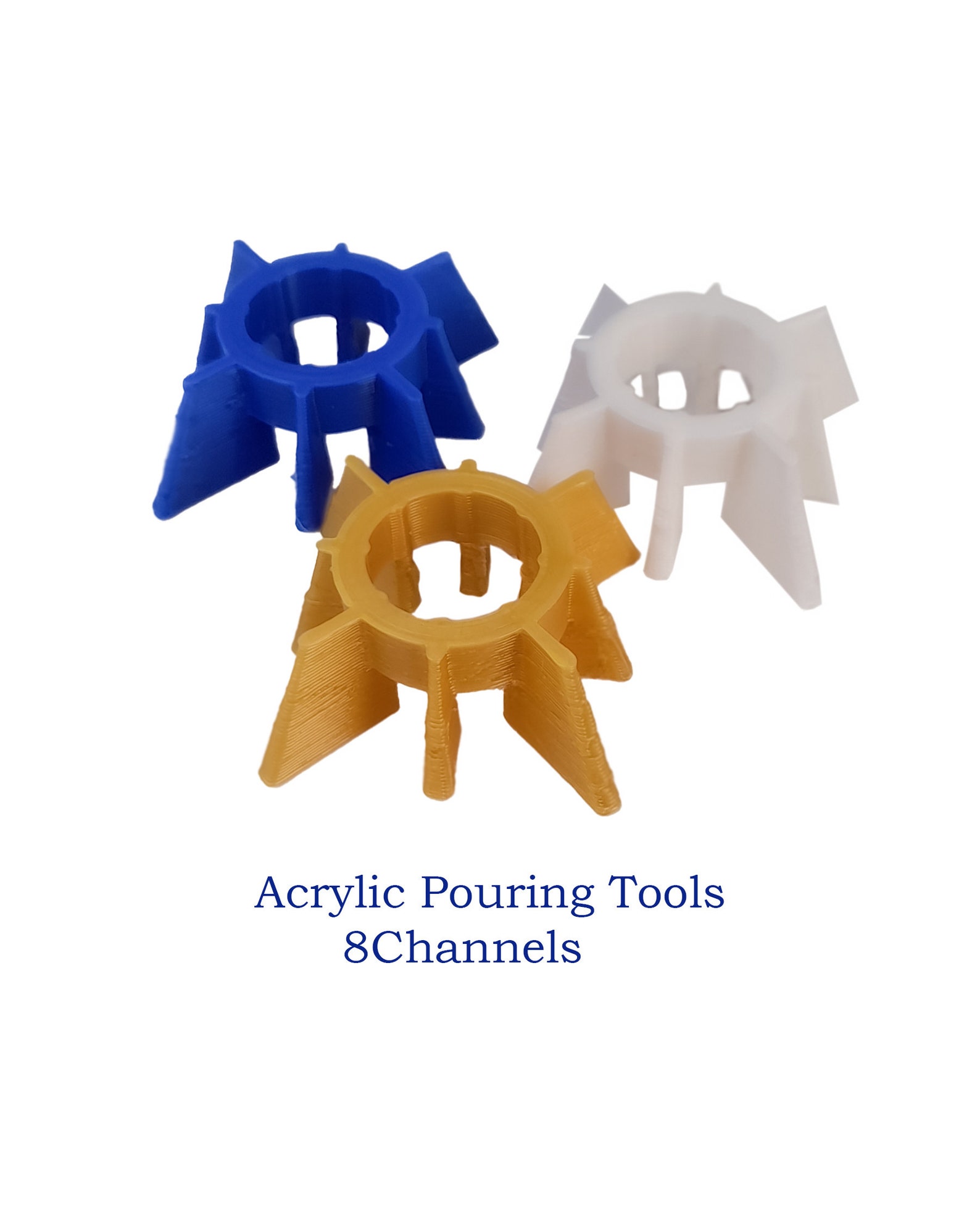 Fluid Acrylic Flower Pouring Tools From 3 to 15 Channels for Acrylic ...