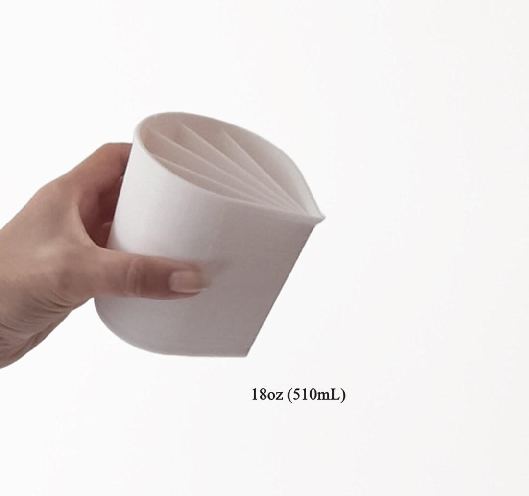 Split Pour Cup 5 Slot(4oz-30oz), White Acrylic Pouring Cup for Fluid ...