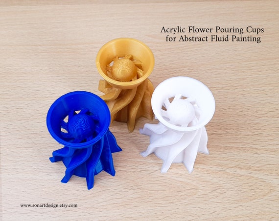 Acrylic Flower Pouring Tools From 3 to 12 Channels for Acrylic - Etsy