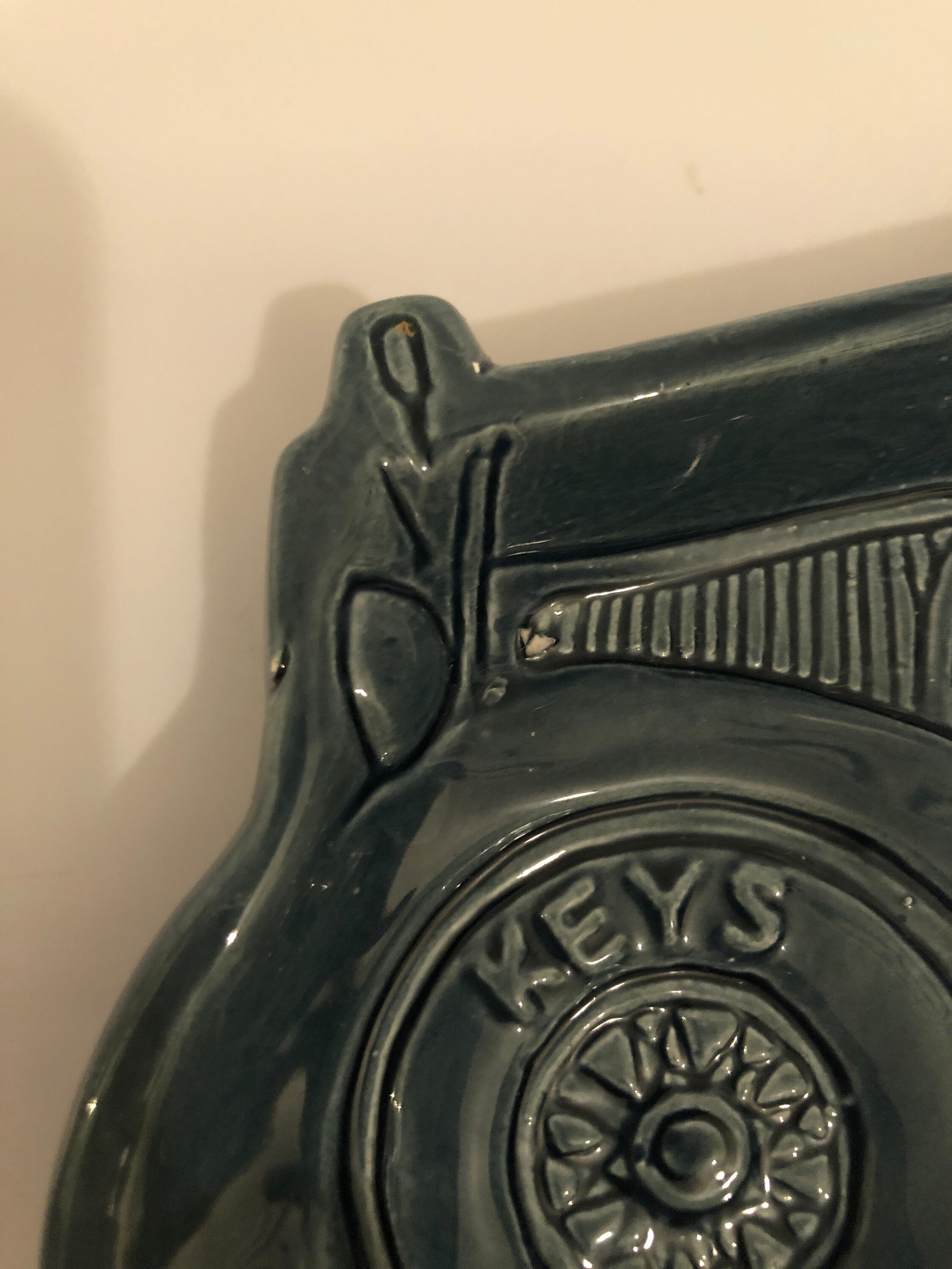 Vintage Ceramic Keys and Coins Dish In Shape of Classic Car | Etsy