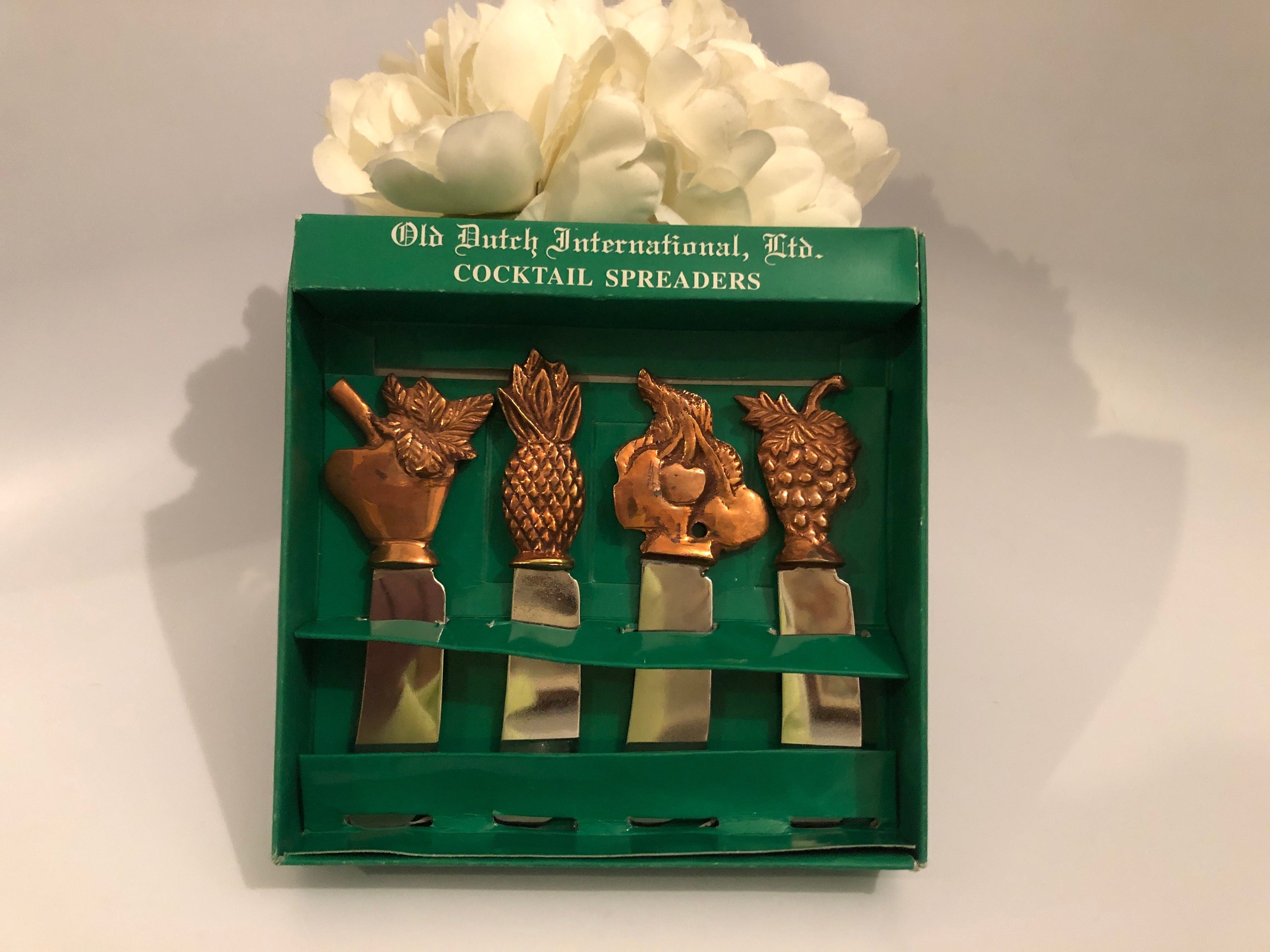 Vintage Old Dutch International Cocktail Spreaders Stainless | Etsy