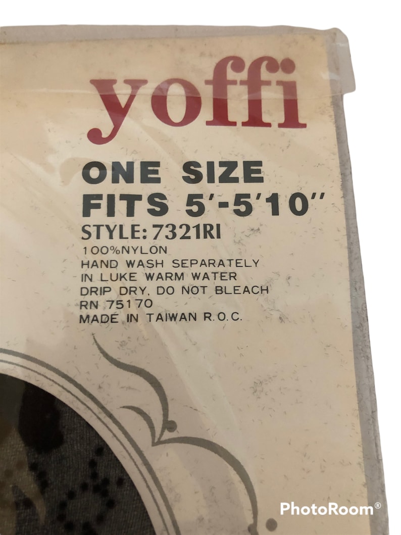 Vintage Yoffi Panty Hose Rhine Stone Butterfly Style 9321RI - Etsy