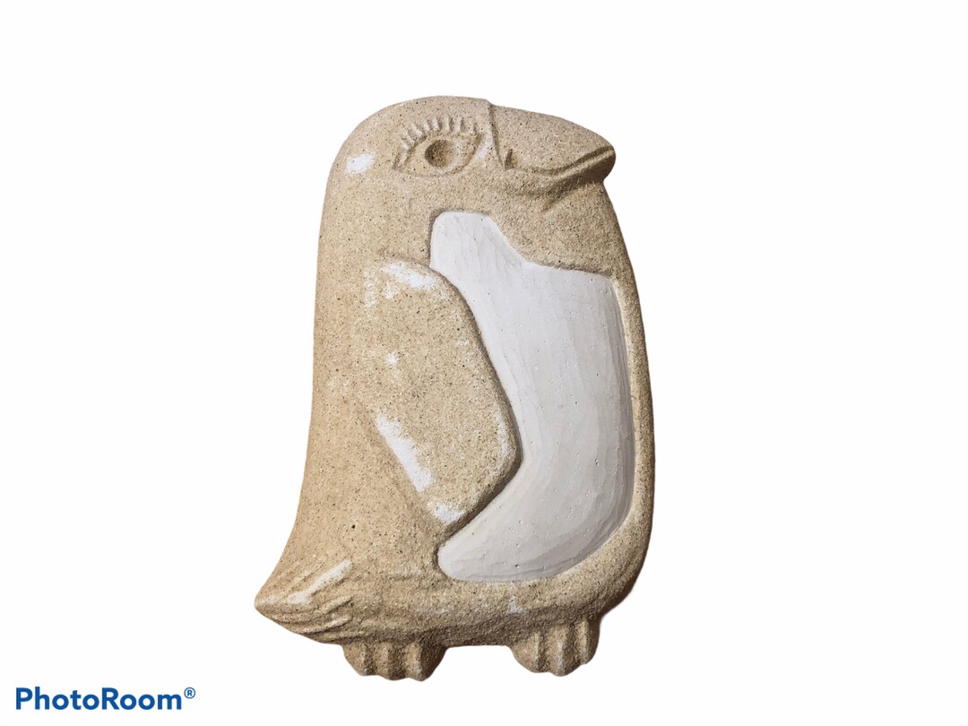 Vintage Signed Kilander 1976 Sand Pottery Wall Art Puffin Bird - Etsy