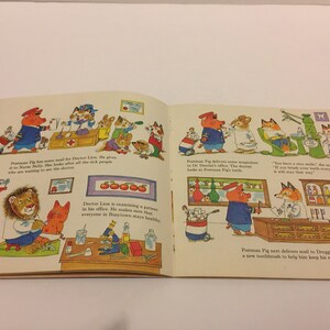 Richard Scarry's Postman Pig and His Busy Neighbors 1978 - Etsy