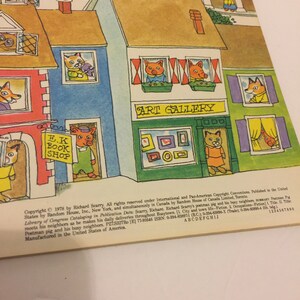 Richard Scarry's Postman Pig and His Busy Neighbors 1978 - Etsy