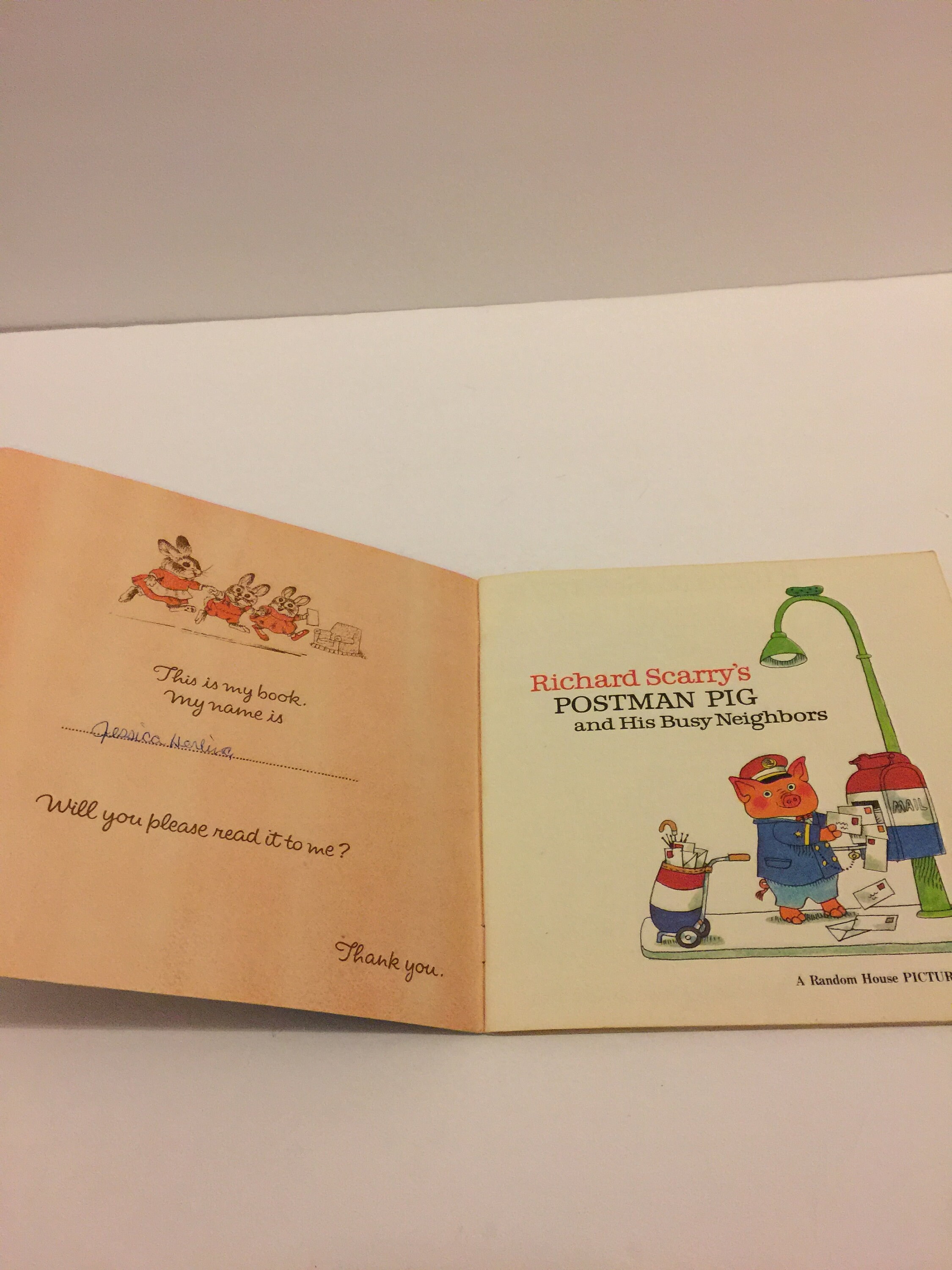 Richard Scarry's Postman Pig and His Busy Neighbors 1978 - Etsy