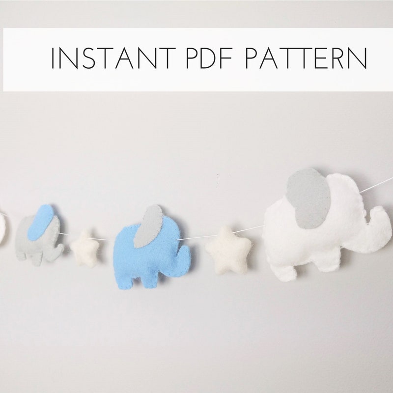 Elephant Garland - Etsy