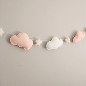 Instant PDF Sewing Pattern- White Cloud Garland - Felt Pattern to Make ...