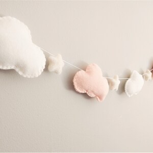 Instant PDF Sewing Pattern- White Cloud Garland - Felt Pattern to Make ...