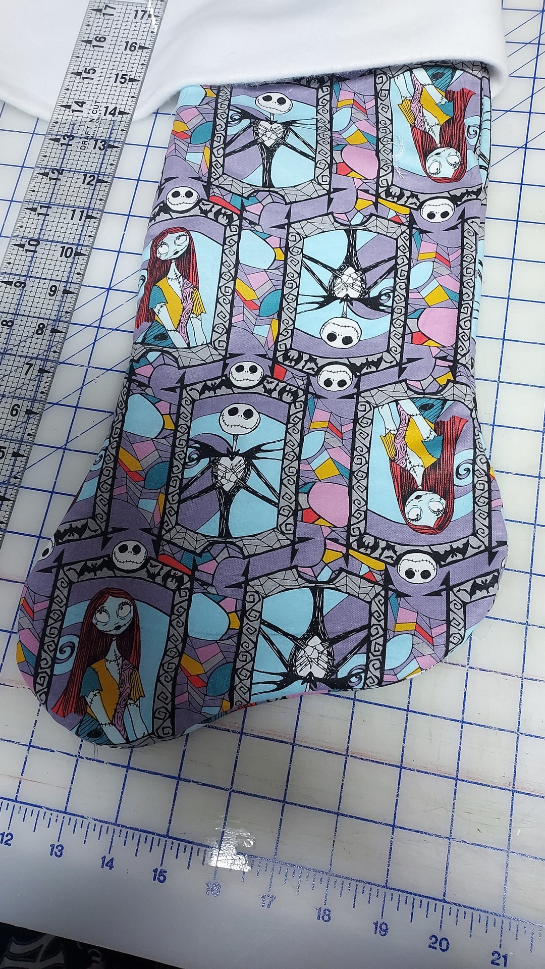 Nightmare Jack and Sally Stocking, Fast Shipping - Etsy