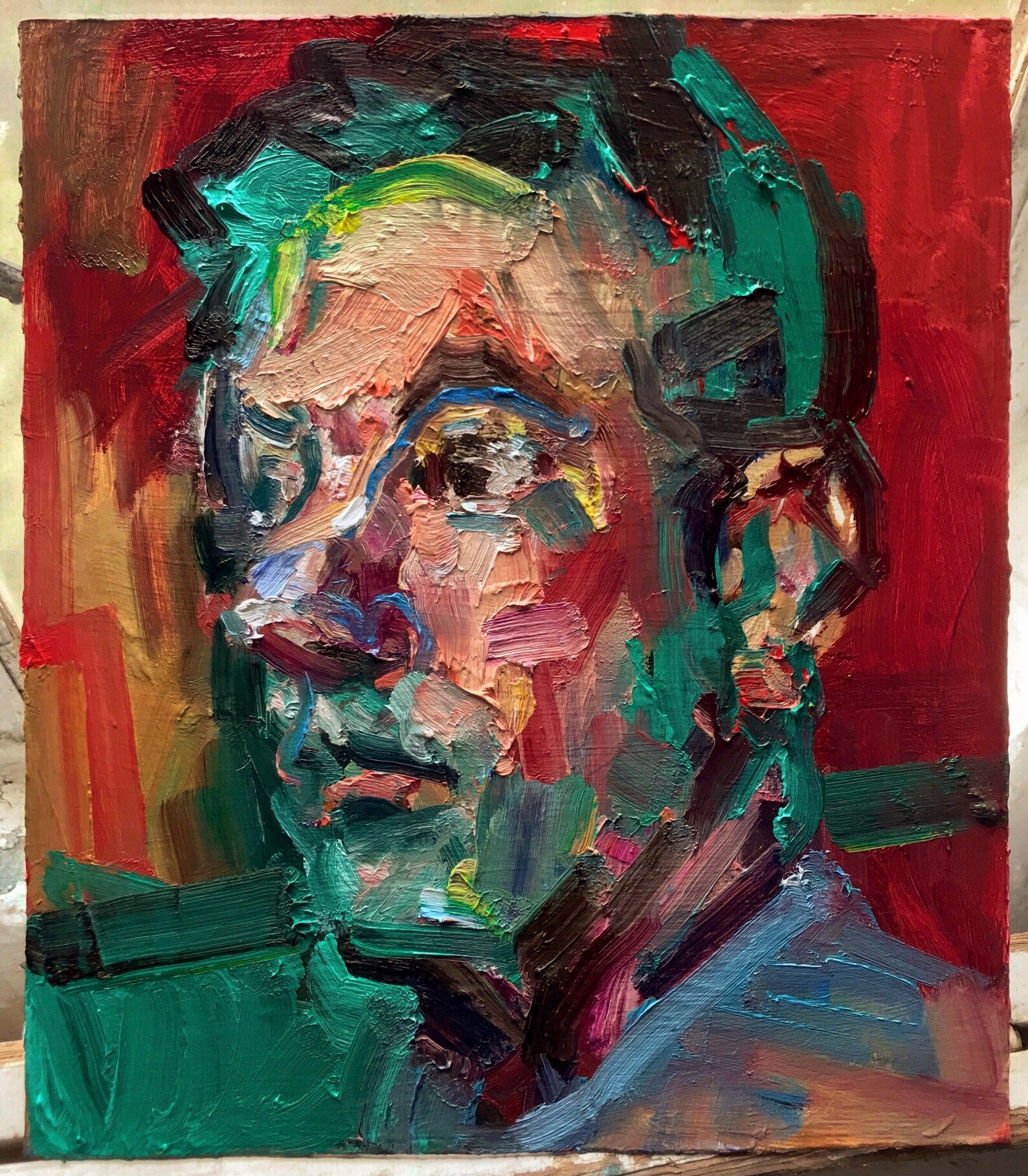 Oil Painting: New Mirror Test 3, Interior Decor, Collector's Item, Fine ...