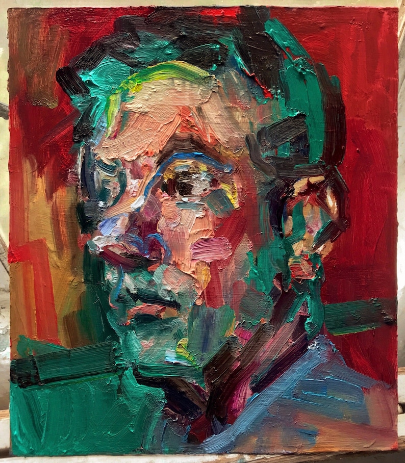 Oil Painting: New Mirror Test 3, Interior Decor, Collector's Item, Fine ...