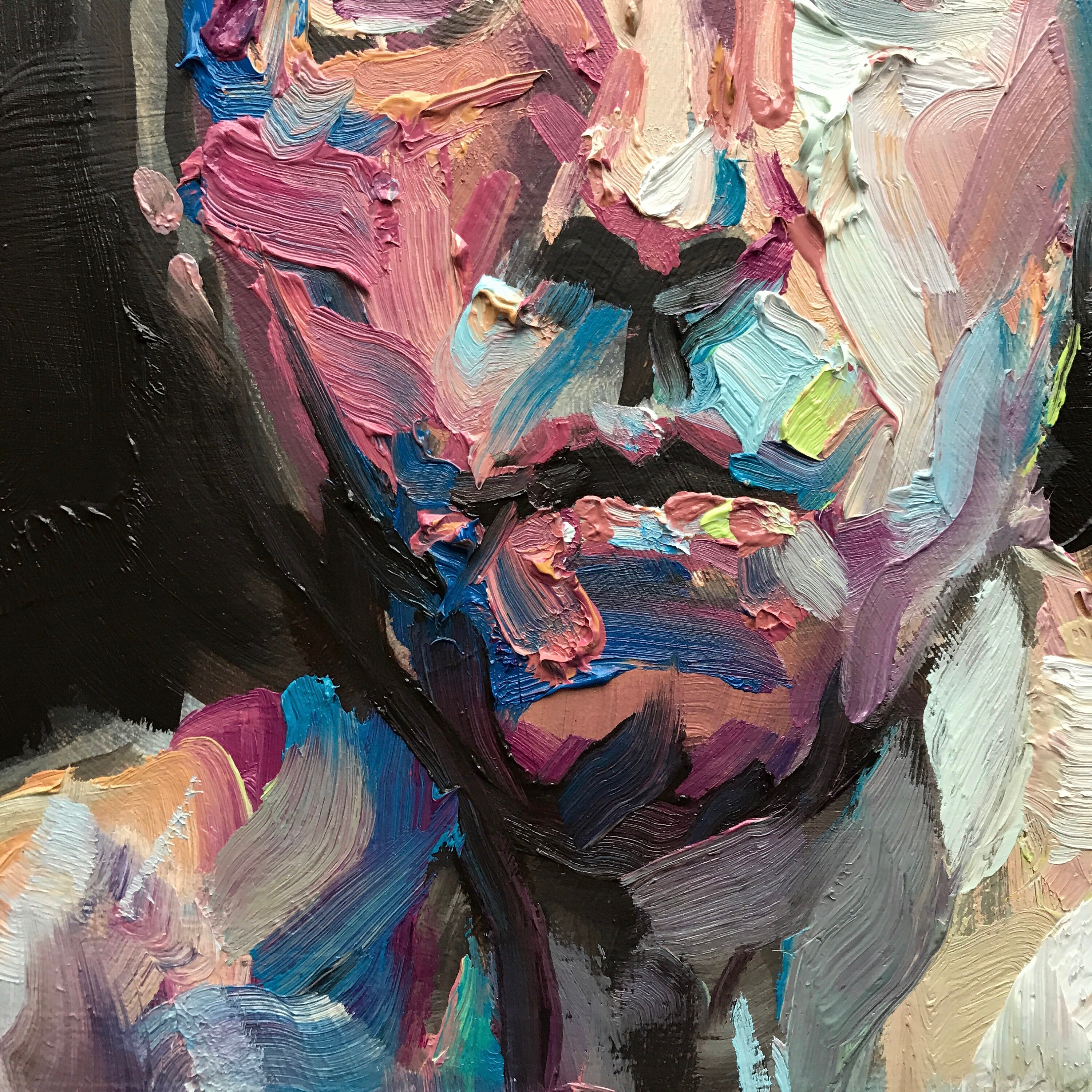 Original Oil Painting: Mr Blunt, Interior Decor, Collector's Item, Fine ...