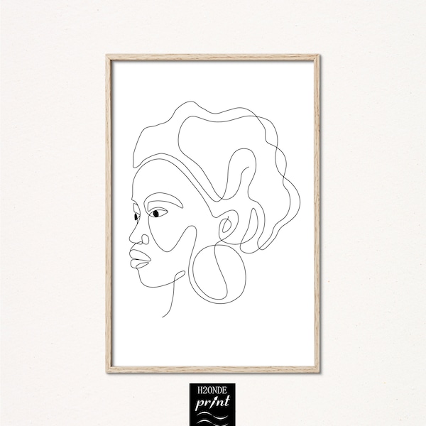 African Line Art - Etsy