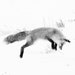Fox Jump Set of 3 Prints Gallery Wall Nursery Decor Black and - Etsy