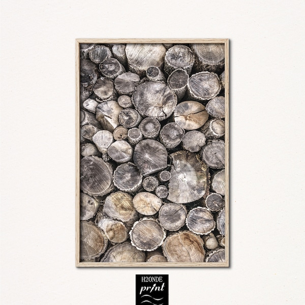 Rustic Wood Print - Etsy