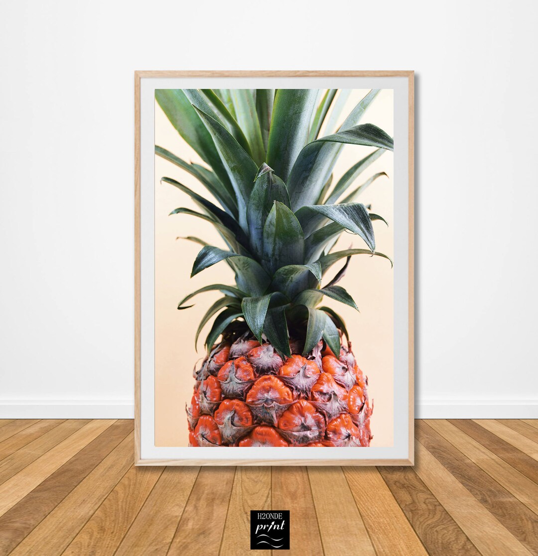 Ananas Tropical Fruit Digital Print Boho Download Wall Art Nature ...