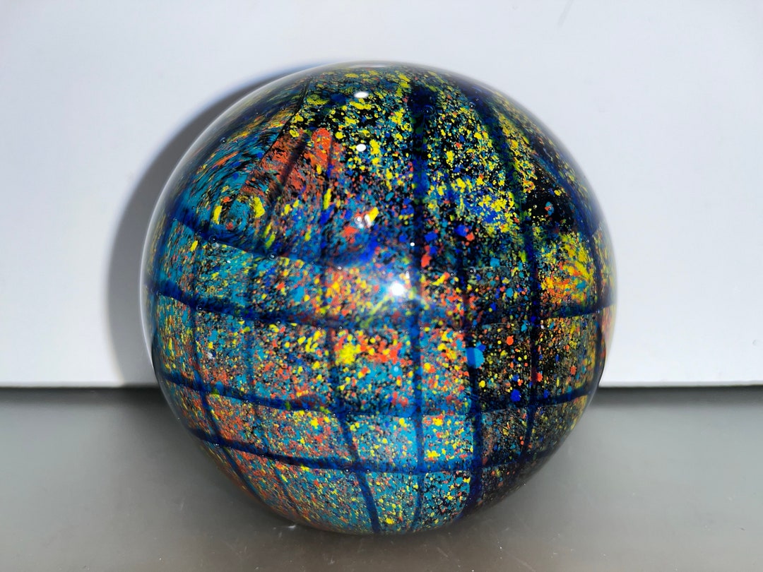 Hemisphere Design Paperweight, World Grid Paperweight, World of Science ...