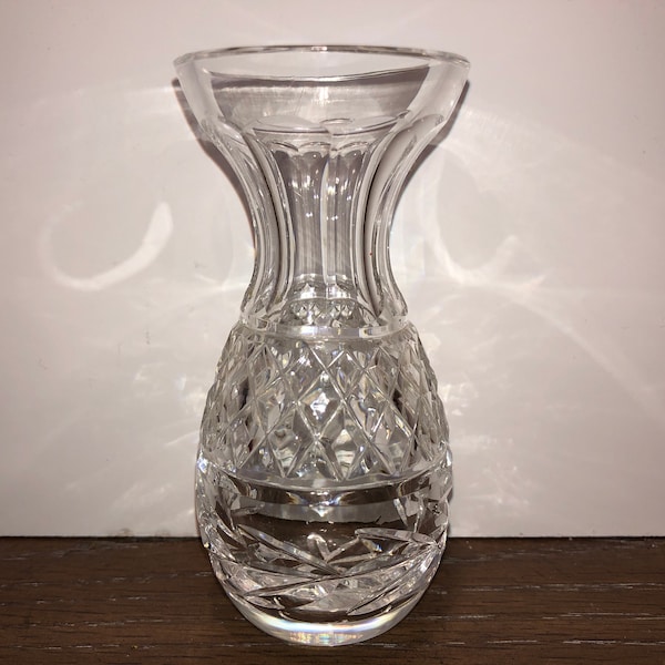 Waterford Small Lead Crystal Vase - Etsy