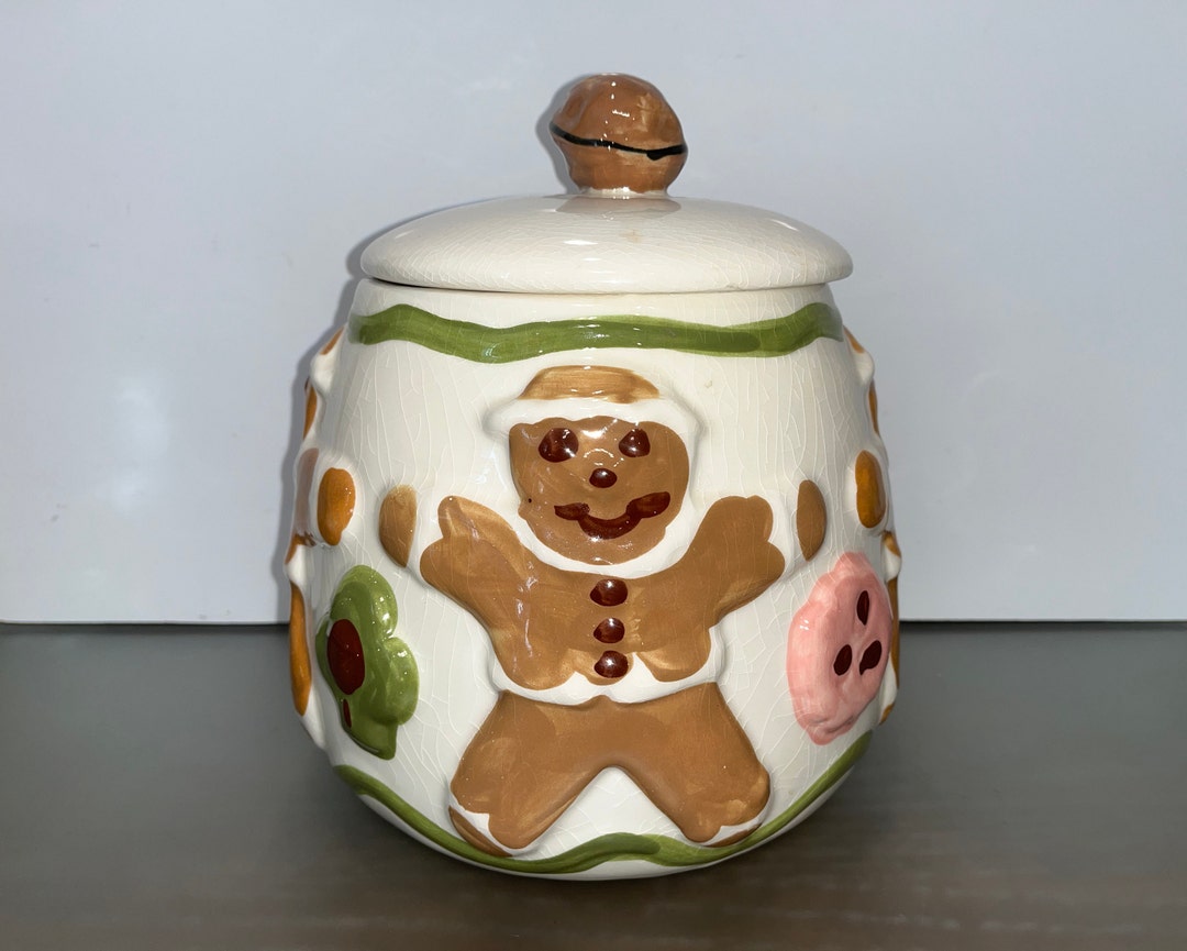 Vintage Los Angeles Cookie Jar, 1950 Gingerbread Cookie Jar, Mid ...