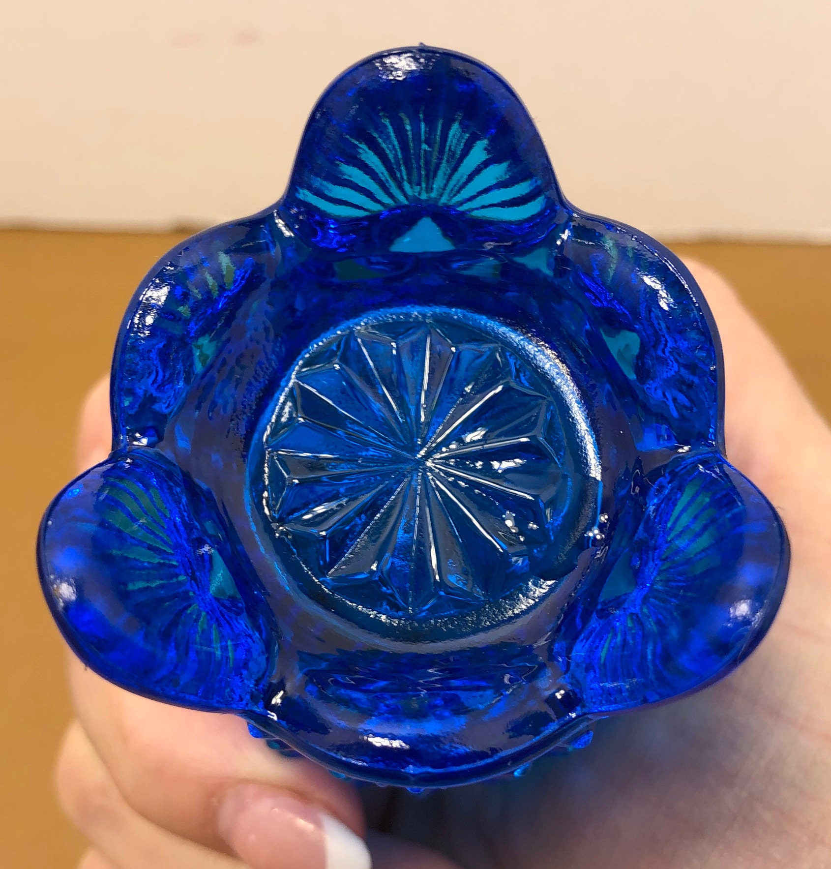 Fenton Hobnail Blue Toothpick Holder Vintage Fenton Colonial - Etsy