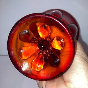 Vintage Viking Ruby Red Lidded Candy, Viking Modern Lidded Candy ...