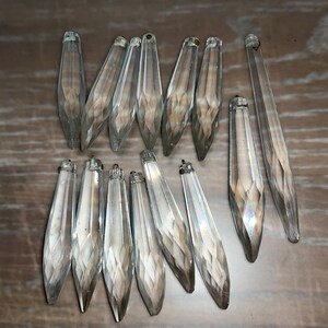14 Antique Crystal Prisms, Antique Crystals Lot, Antique Chandelier ...
