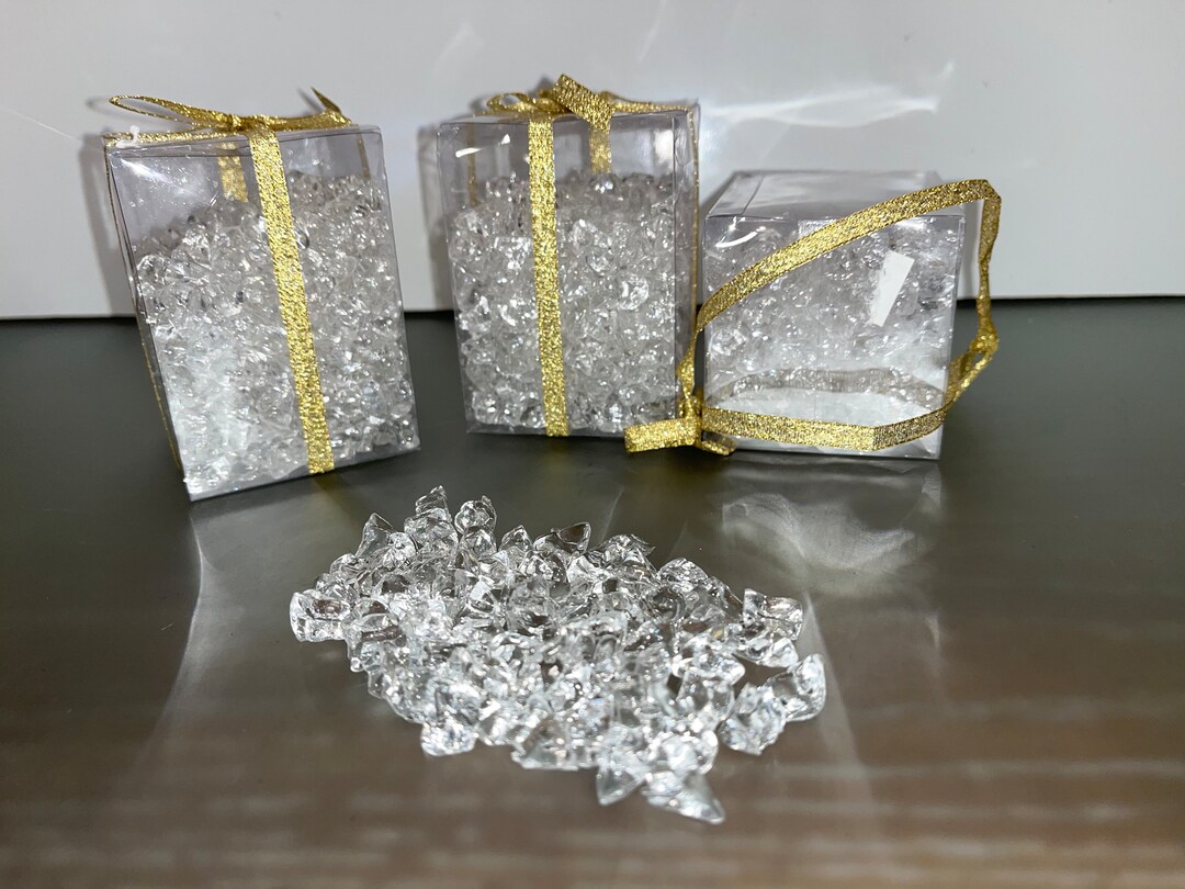 Large Lot Acrylic Crystal Rocks Clear Quartz Looking Ice - Etsy