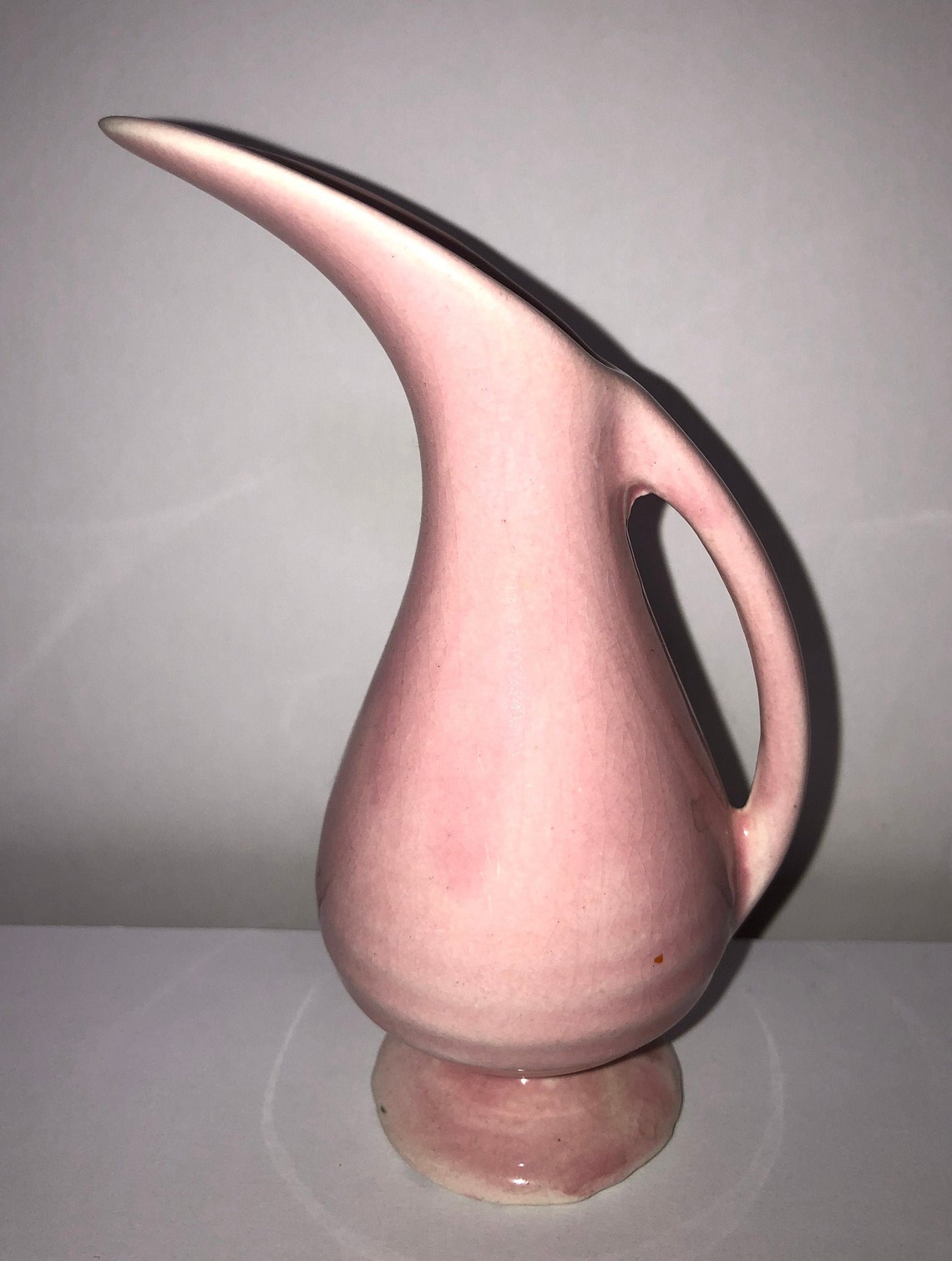 Vintage Red Wing USA Pitcher Red Wing Pink Modern Pitcher | Etsy