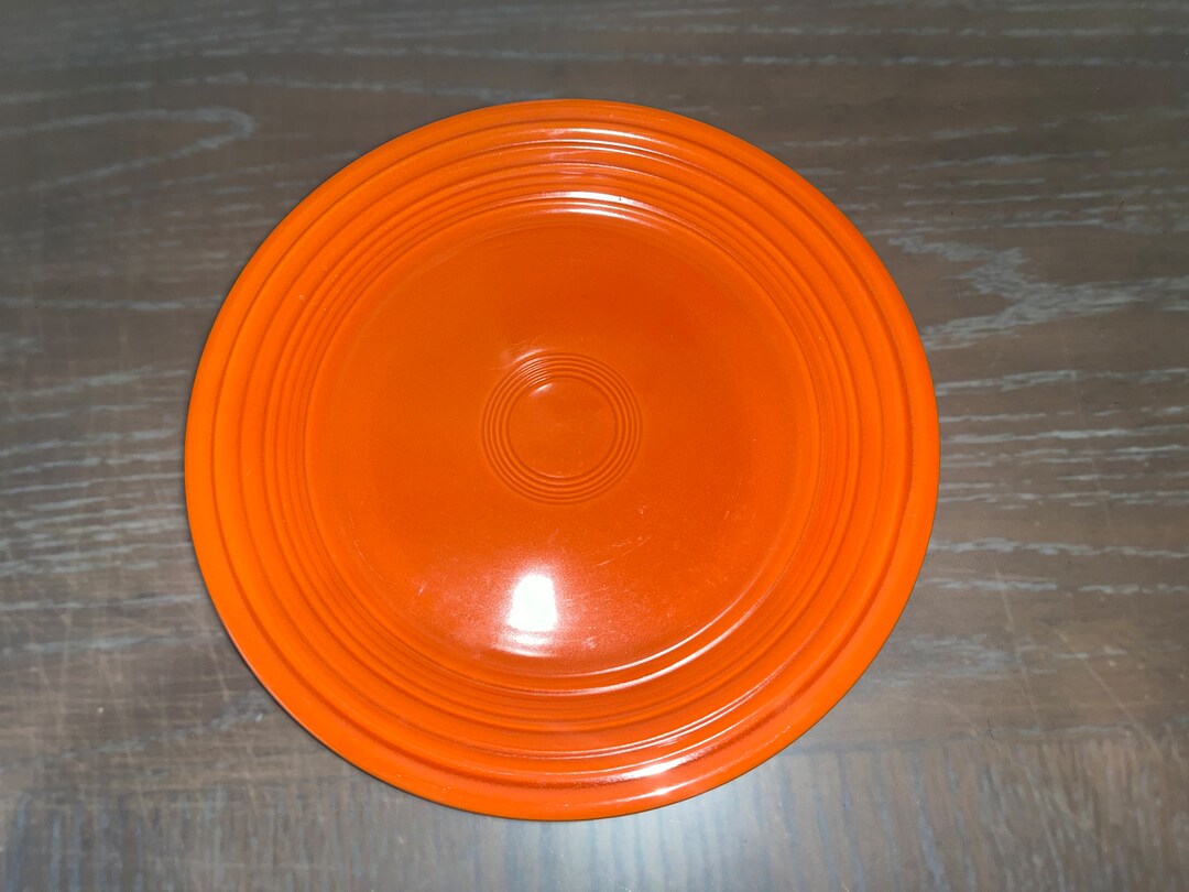 Vintage Fiesta USA Poppy Plate, Retired Fiesta Poppy 9 1/2" Plate ...