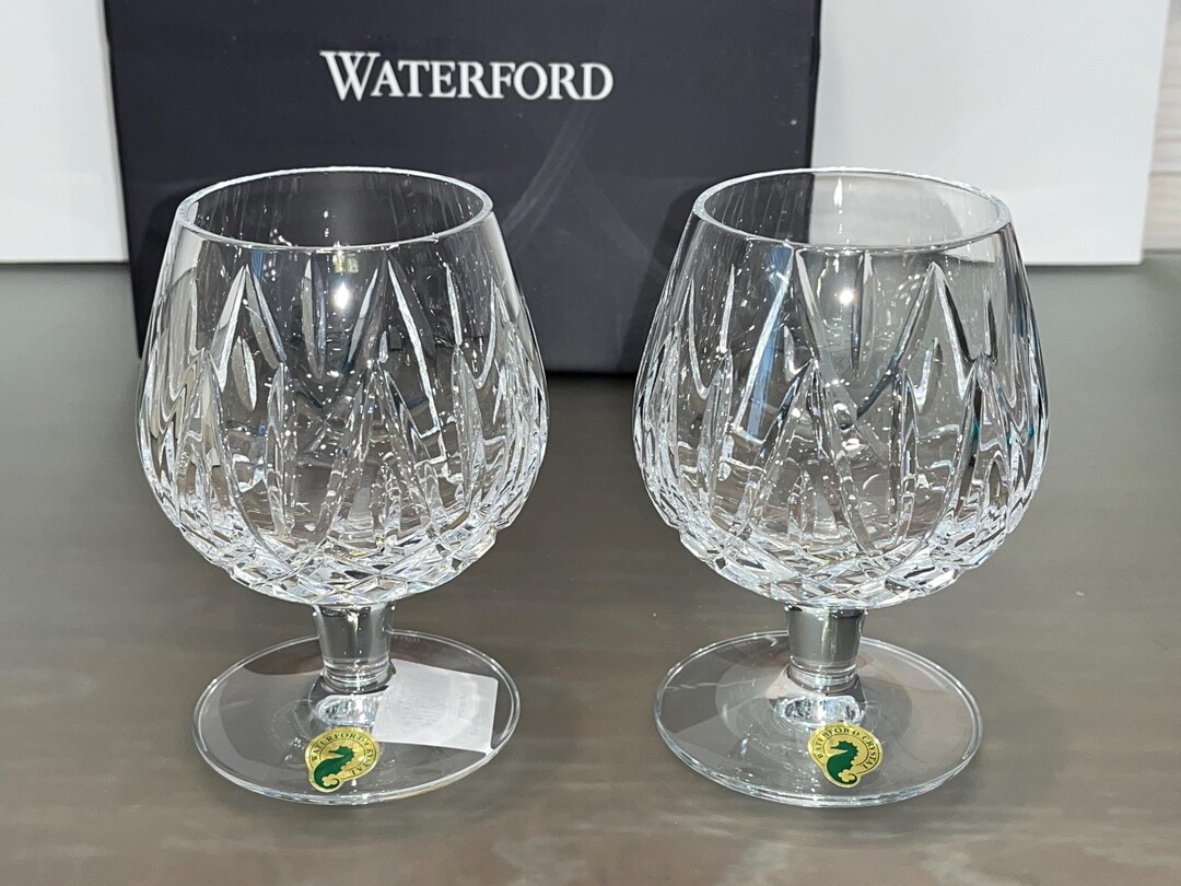 2 Vintage Waterford Fitzgerald Brandy Glasses, 12 Oz Waterford ...