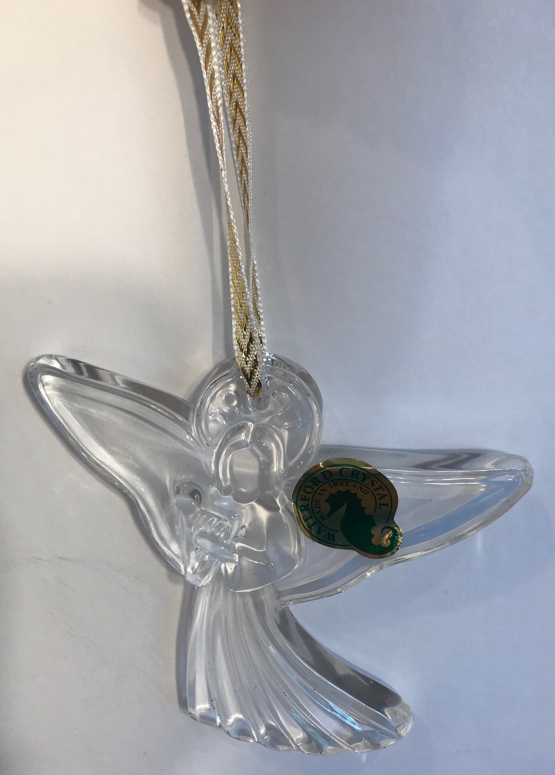Vintage Waterford Crystal Angel Christmas 1997 Ornament - Etsy