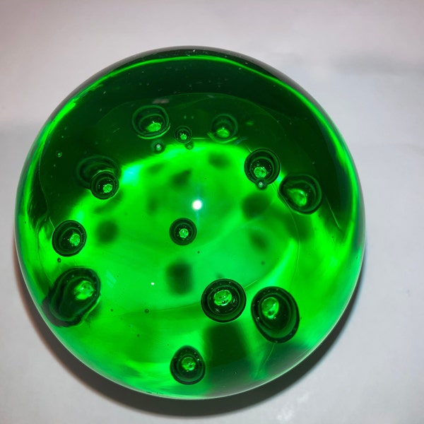 Green Bubble Glass - Etsy