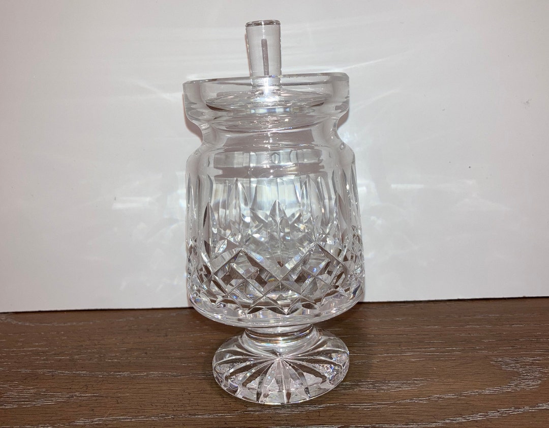 Lismore Footed Jam Jelly Jar, Crystal Waterford Jam Jar With Lid and ...