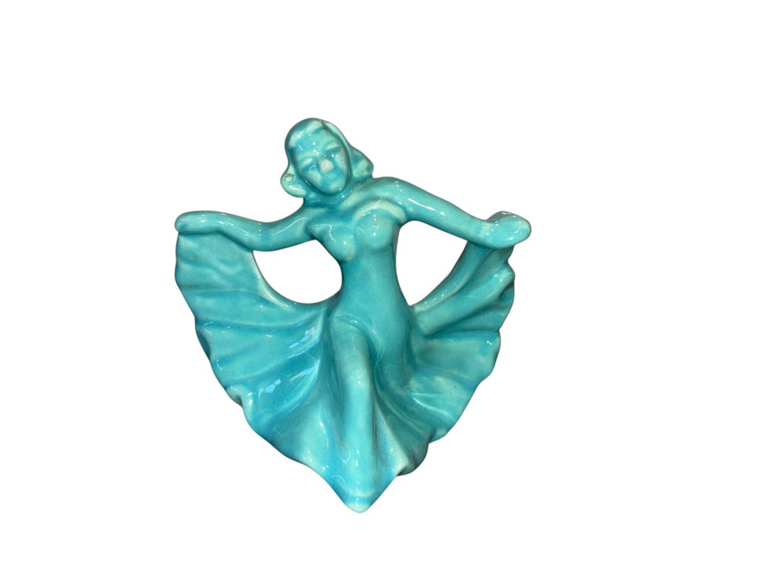 Vintage Walker Pottery Dancing Lady, 1950 California Pottery Dancing ...