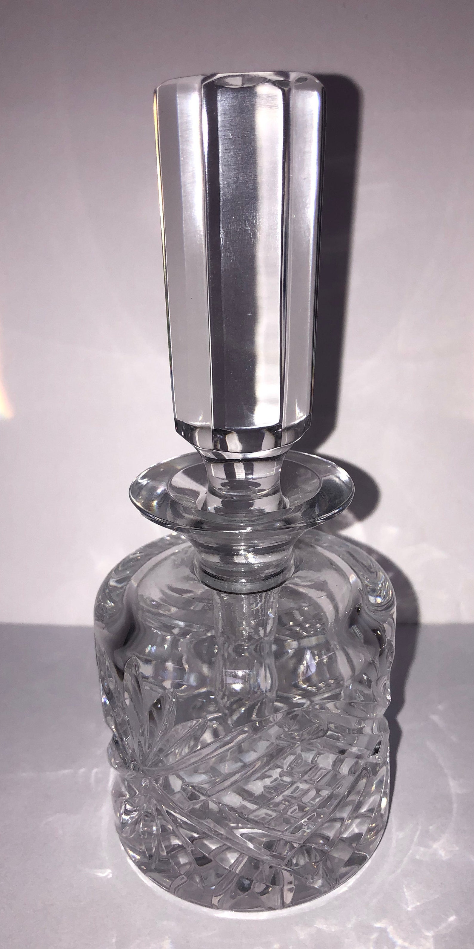 Vintage Crystal Perfume Bottle Vintage Cut Crystal Perfume - Etsy