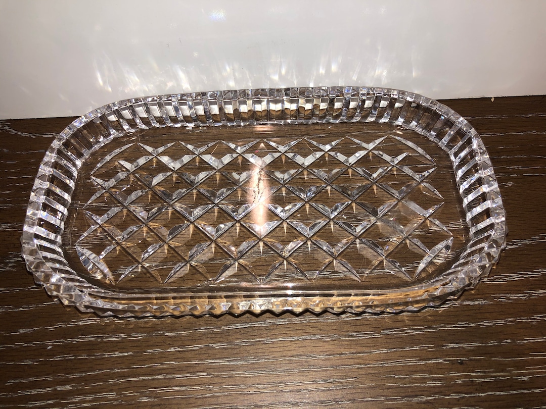 Waterford Vanity Lismore Tray Waterford Crystal Vanity Tray - Etsy