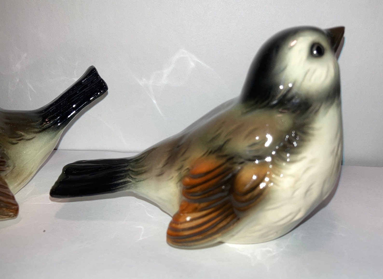 Pair of Vintage Goebel German Porcelain Bird Ceramic Sparrow | Etsy