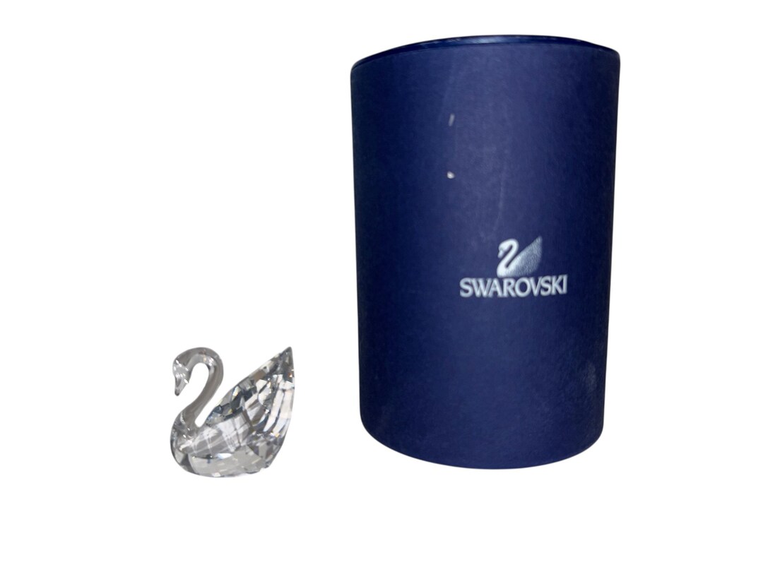 Swarovski Society Swan Figure, Swarovski 1995 Swan, Swarovski Crystal ...