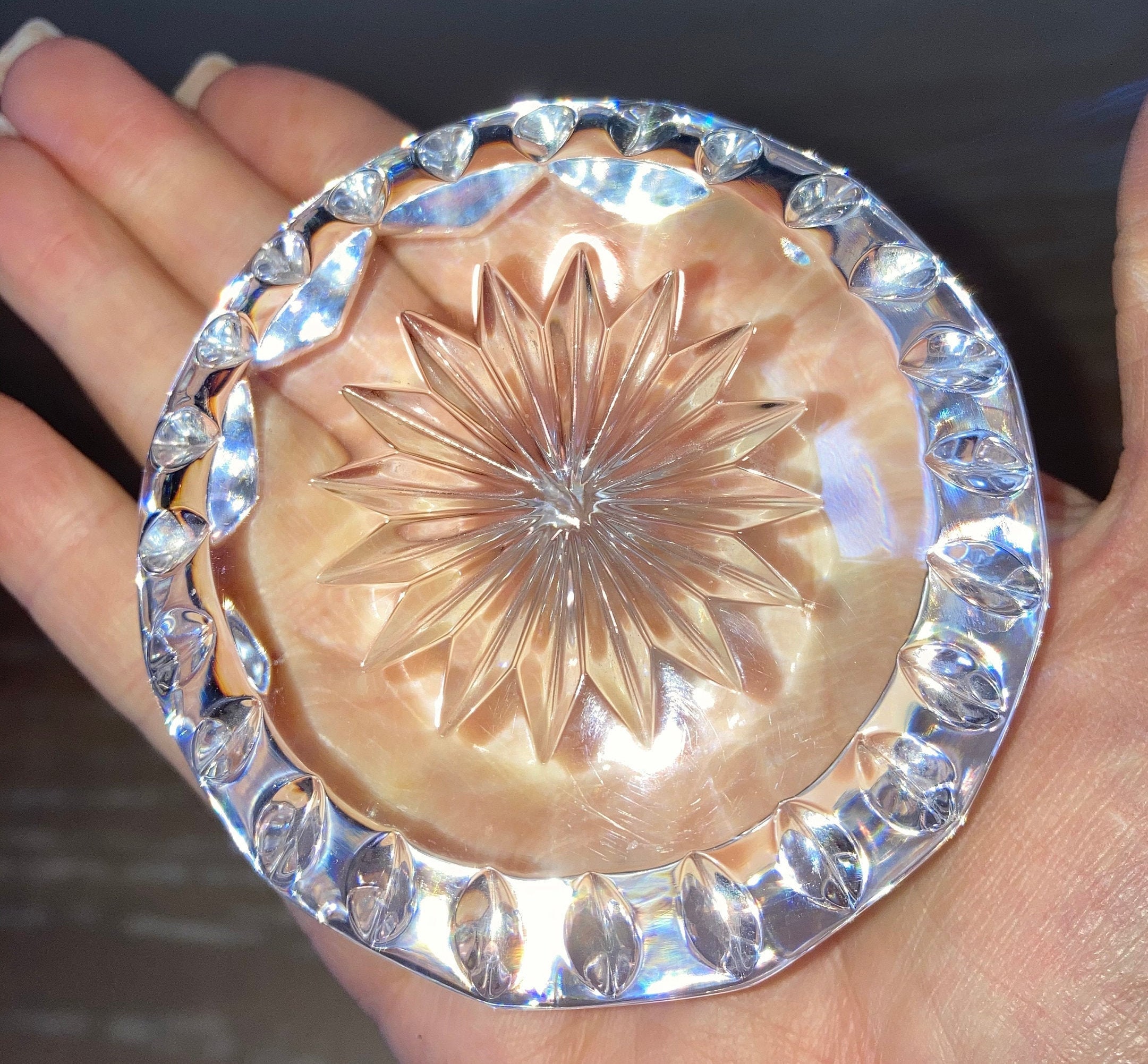 Waterford Cut Crystal Paperweight, Waterford Crystal Paper Weight ...