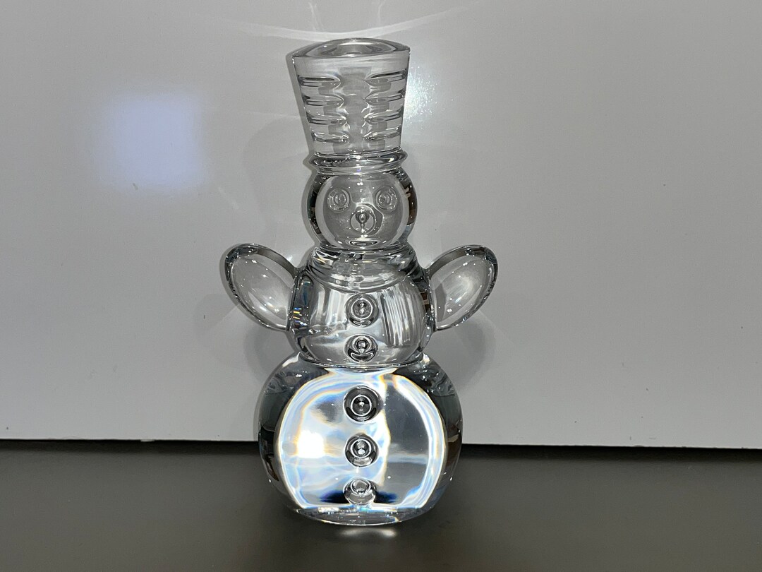 Waterford Snowman Figure Waterford 105342 Waterford Crystal - Etsy