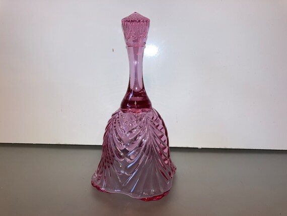 Vintage Fenton Cranberry Bell Vintage Ruffled Edge Pink Bell - Etsy