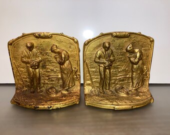 Antique Book Ends - Etsy