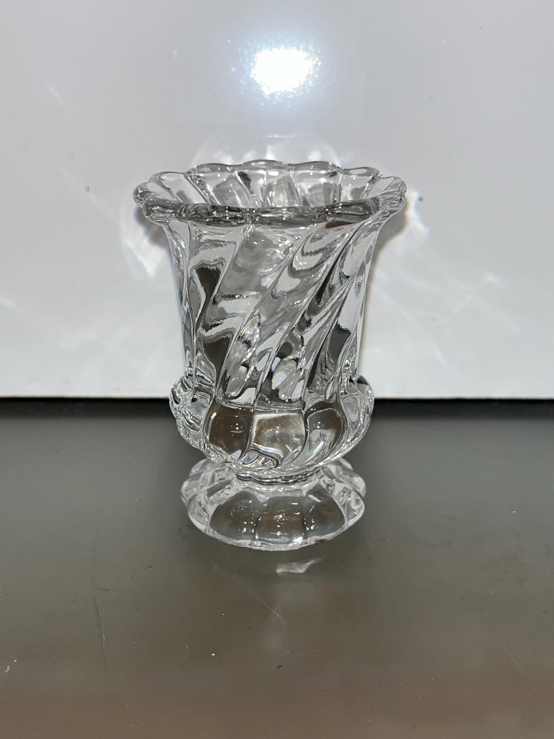 Vintage Baccarat Bambous Toothpick, Baccarat Swirl Toothpick, Signed ...
