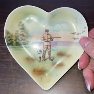 Antique Royal Bayreuth Heart Shaped Trinket, Bavaria Painted 4 1/2 ...