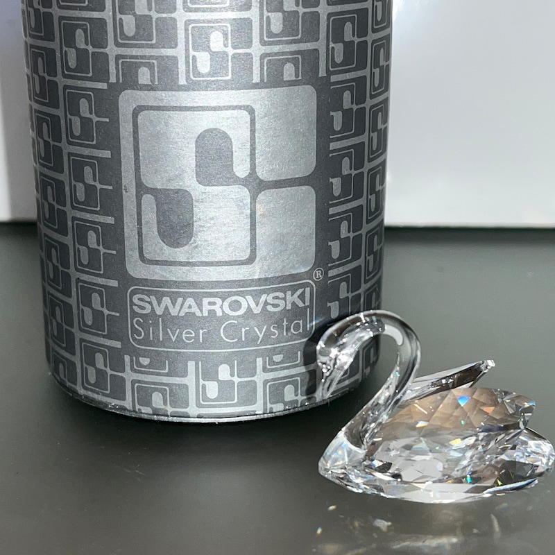 Crystal Faceted Swan - Etsy