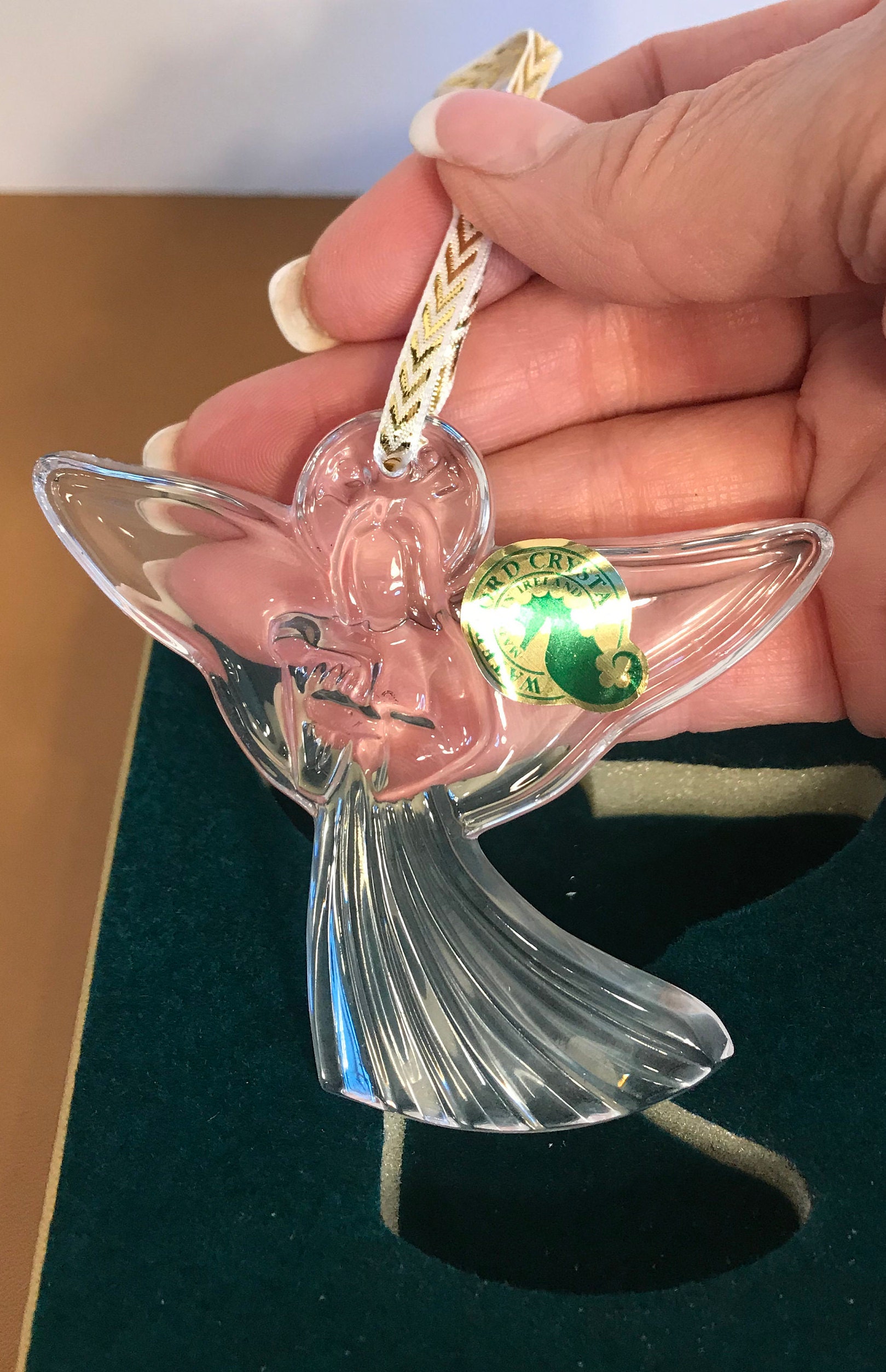 Vintage Waterford Crystal Angel Christmas 1997 Ornament - Etsy