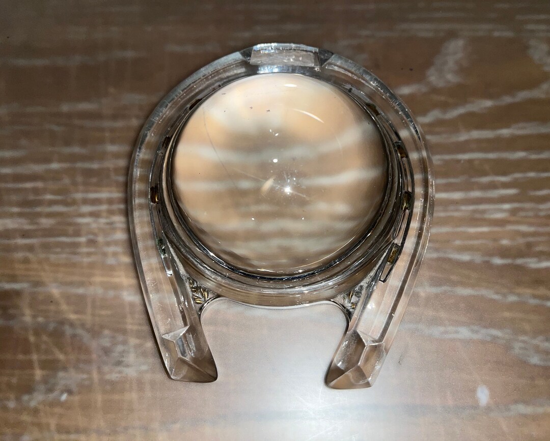 Antique Goofus Glass Horseshoe Picture Frame, Victorian Mourning Star ...