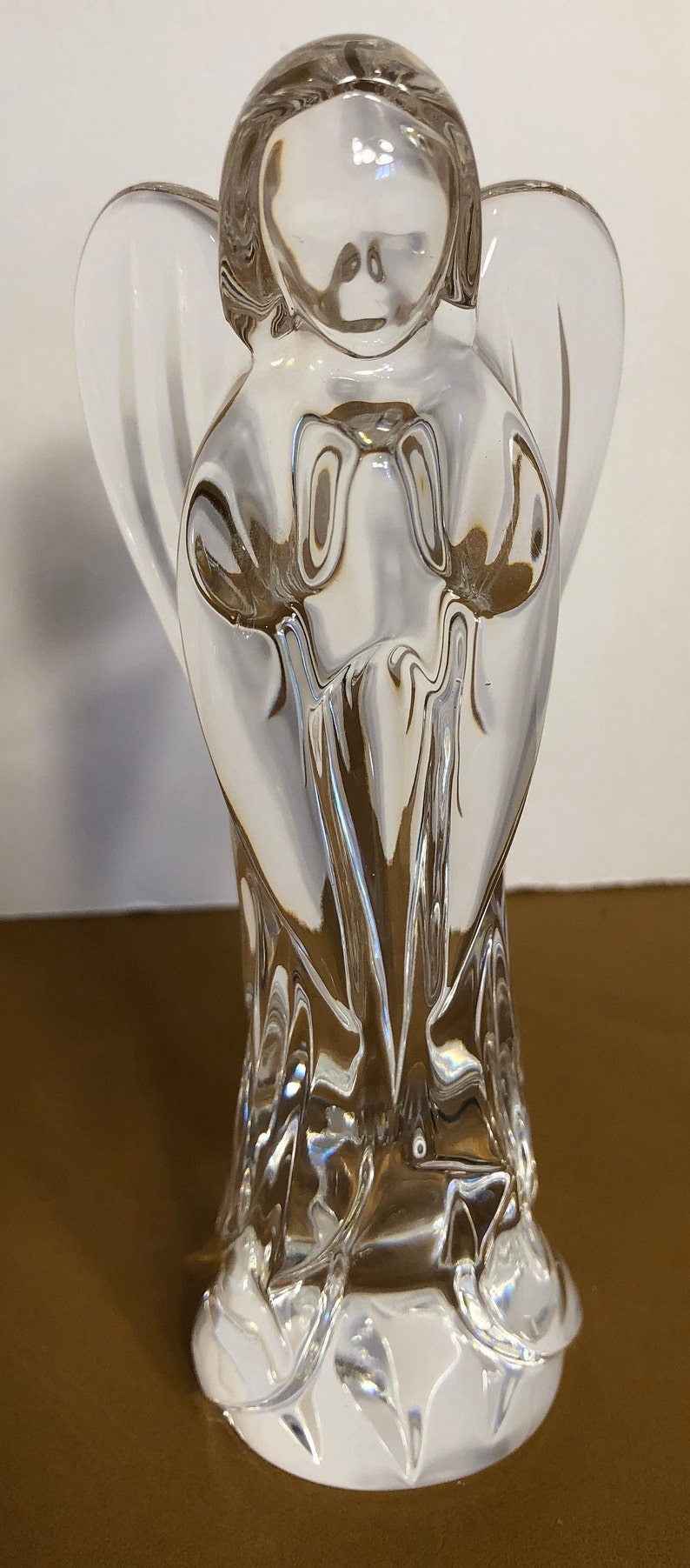 Vintage Waterford Crystal Praying Angel, Waterford Angel Figure, Signed ...