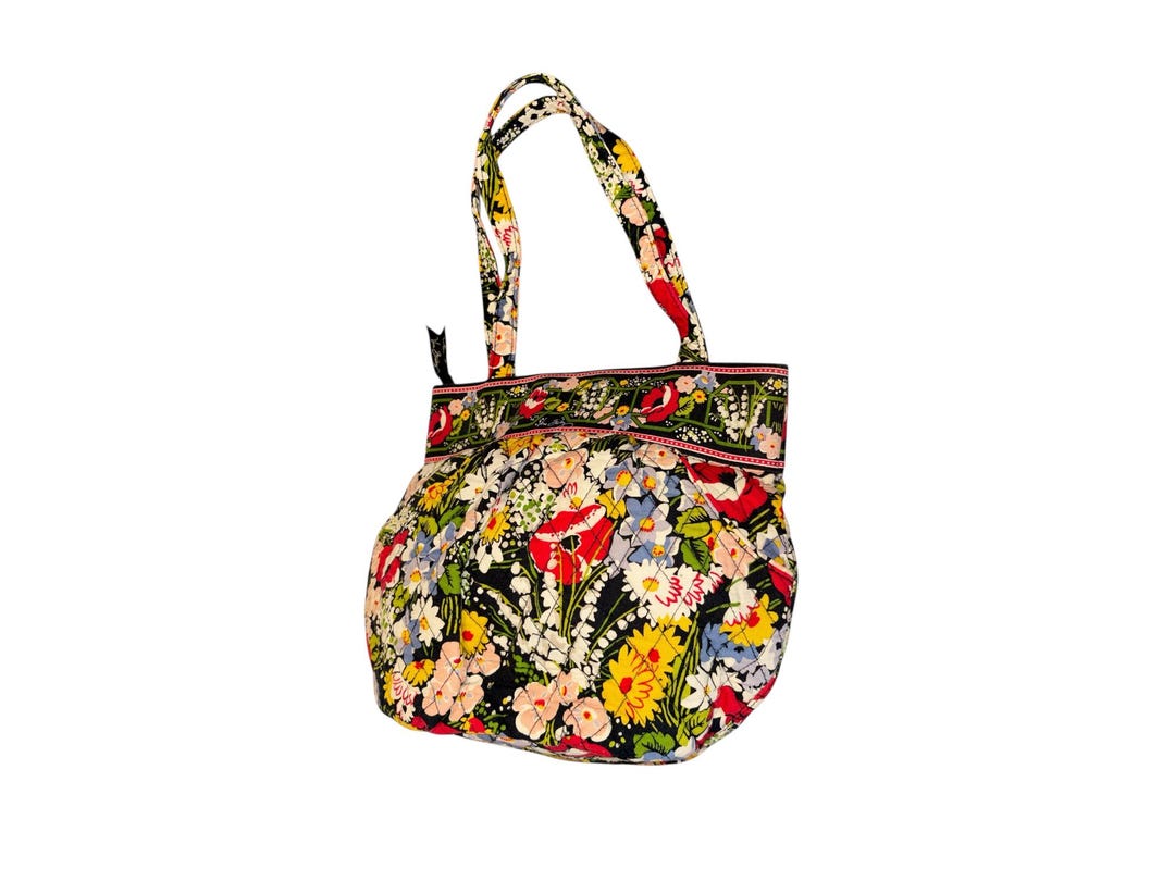 Vera Bradley Quilted Poppy Field Purse, Vera Bradley Floral Purse ...